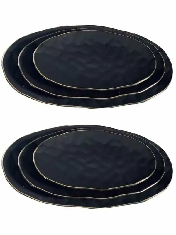 Набор блюд для сервировки 2шт / Фарфор, 26х15х2см / Lenardi, марокко