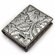 Визитница Sergio Valentini, фактура с тиснением, серебристый