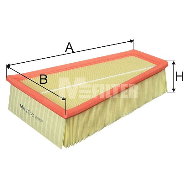 M FILTER K730 (1418883 / 1465170 / 30740955) фильтр воздушный