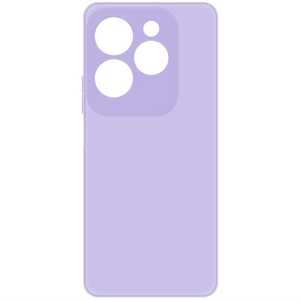 Чехол-накладка Krutoff Silicone Case для INFINIX Hot 40/ 40 Pro лаванда