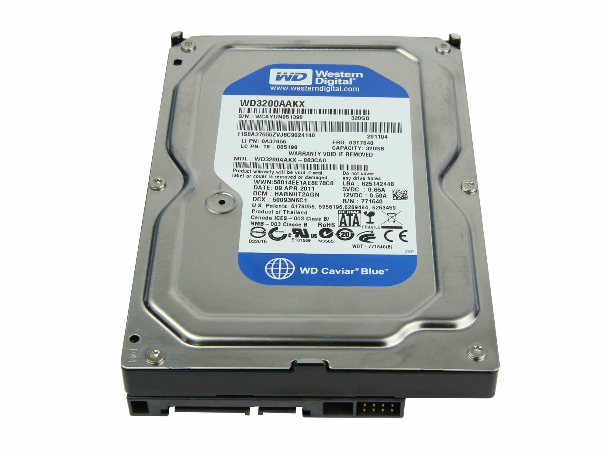 Жесткий диск Western Digital WD Blue 320 GB (WD3200AAKX)