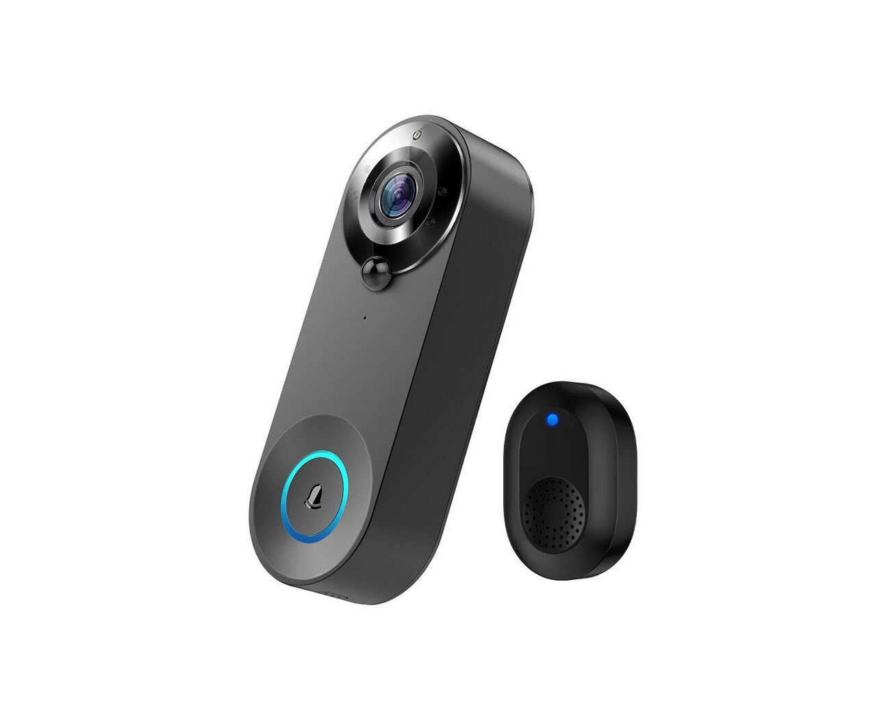 IP домофон для входной двери Tuya Wi-Fi iхоум Мод: SW3-Туйя (Z67092UT) с записью на SD карту и датчиком движения. Дверной глазок - IP домофон. Камера