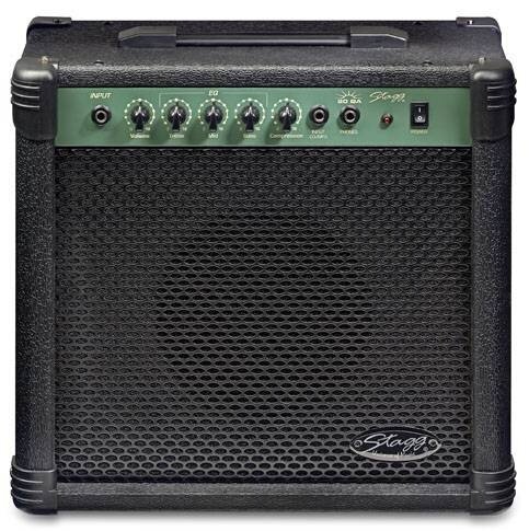 Бас-гитарный комбоусилитель 20Вт, STAGG 20 BA
