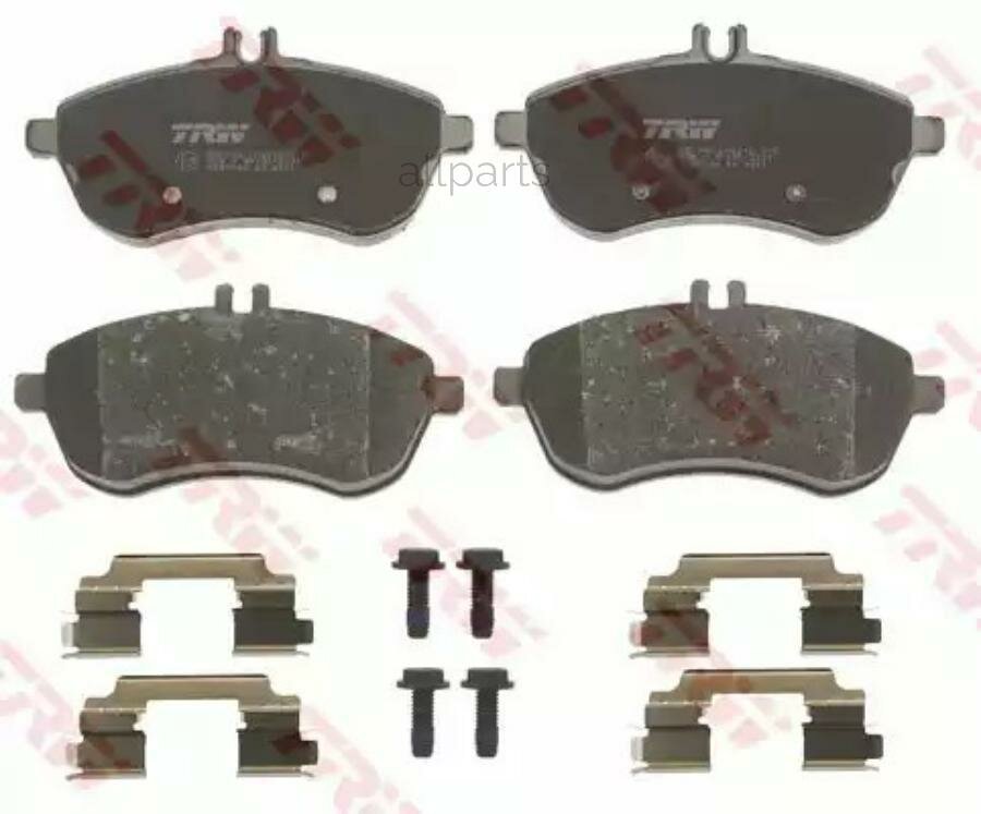 TRW GDB1736 Колодки пер. MERCEDES C-CLASS W204 C180 CDI 11=>