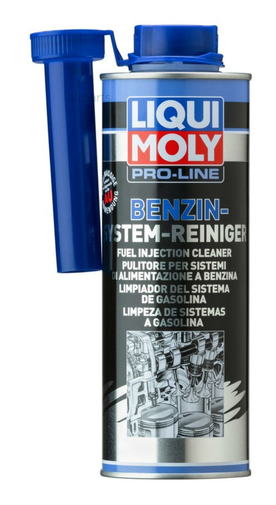 LIQUI MOLY 5153 Присадка для очистки бензиновых систем впрыска Pro-Line Benzin-System-Reiniger 0,5L