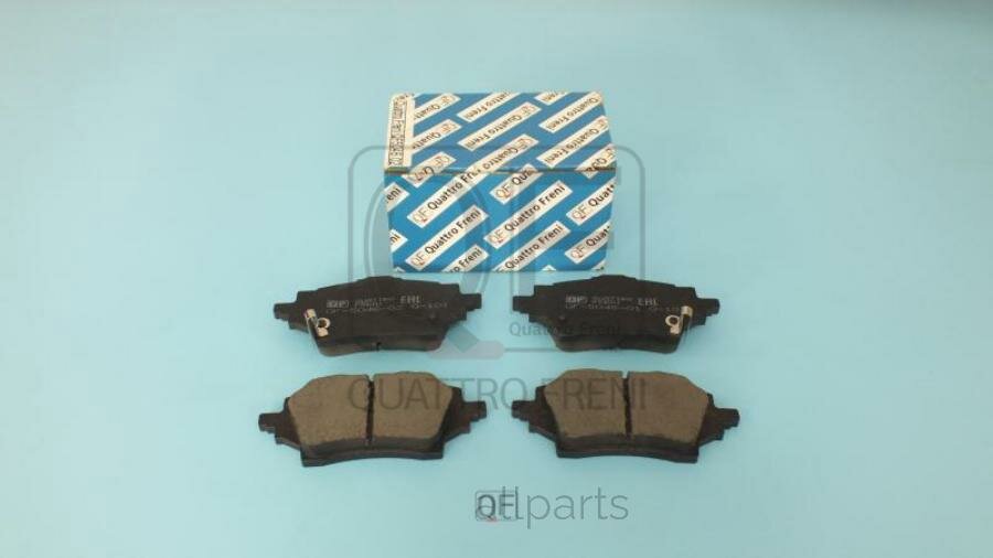 QUATTRO FRENI QF504602 колодки дисковые задние!\ Toyota Auris 1.4VVT-i -2.2D 07>