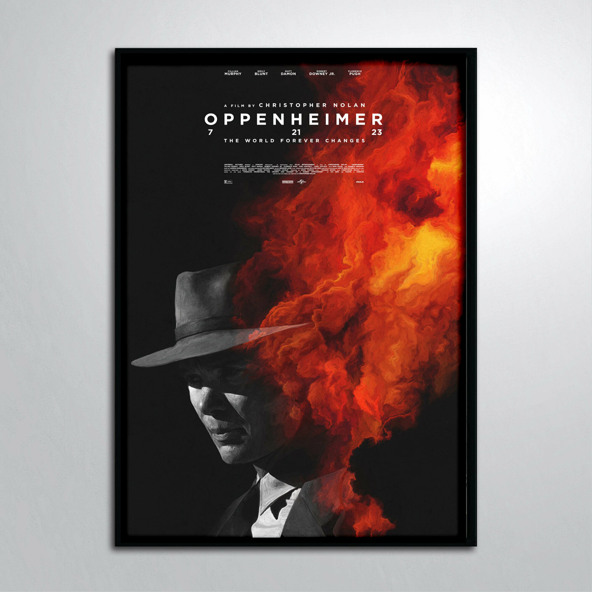 Постер без рамы/Оппенгеймер Кристофер Нолан Киллиан Мерфи Арт Картина Oppenheimer