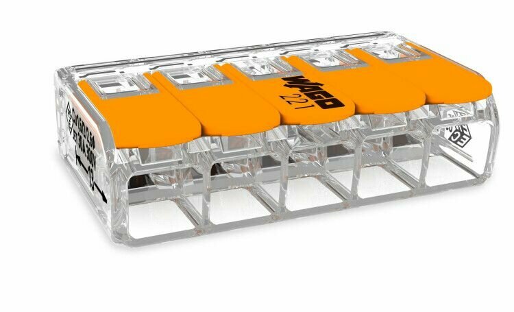 Клемма 5-проводная (0.5-6мм2) WAGO