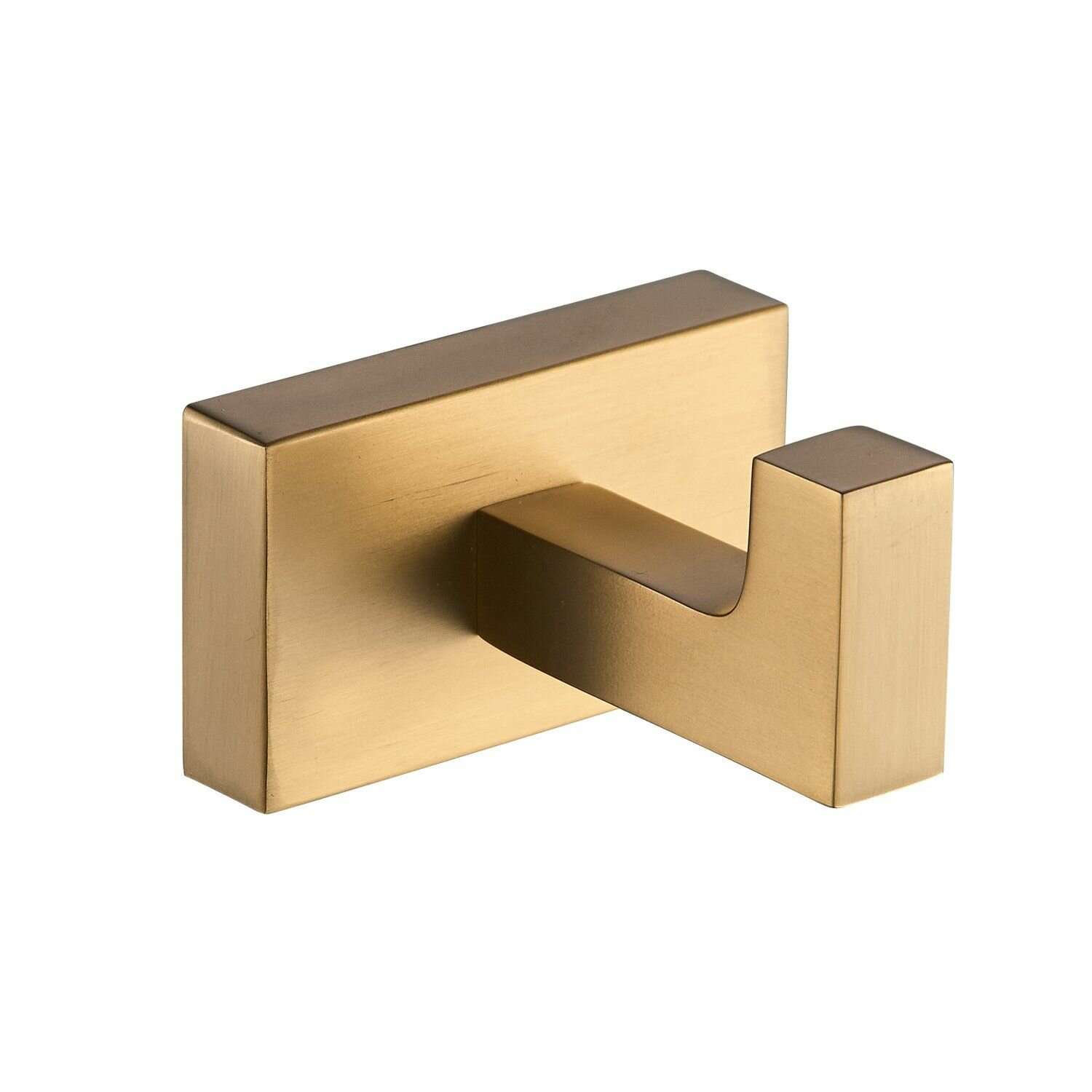 Крючок SHEVANIK SG5611G, золотой, латунь, с креплением на шурупах, 3,5x5,5см