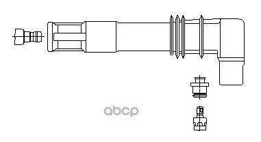 Наконечник свечи VAG ( 036035255K )1.4/1.6 96-08 BREMI арт. 13309A5