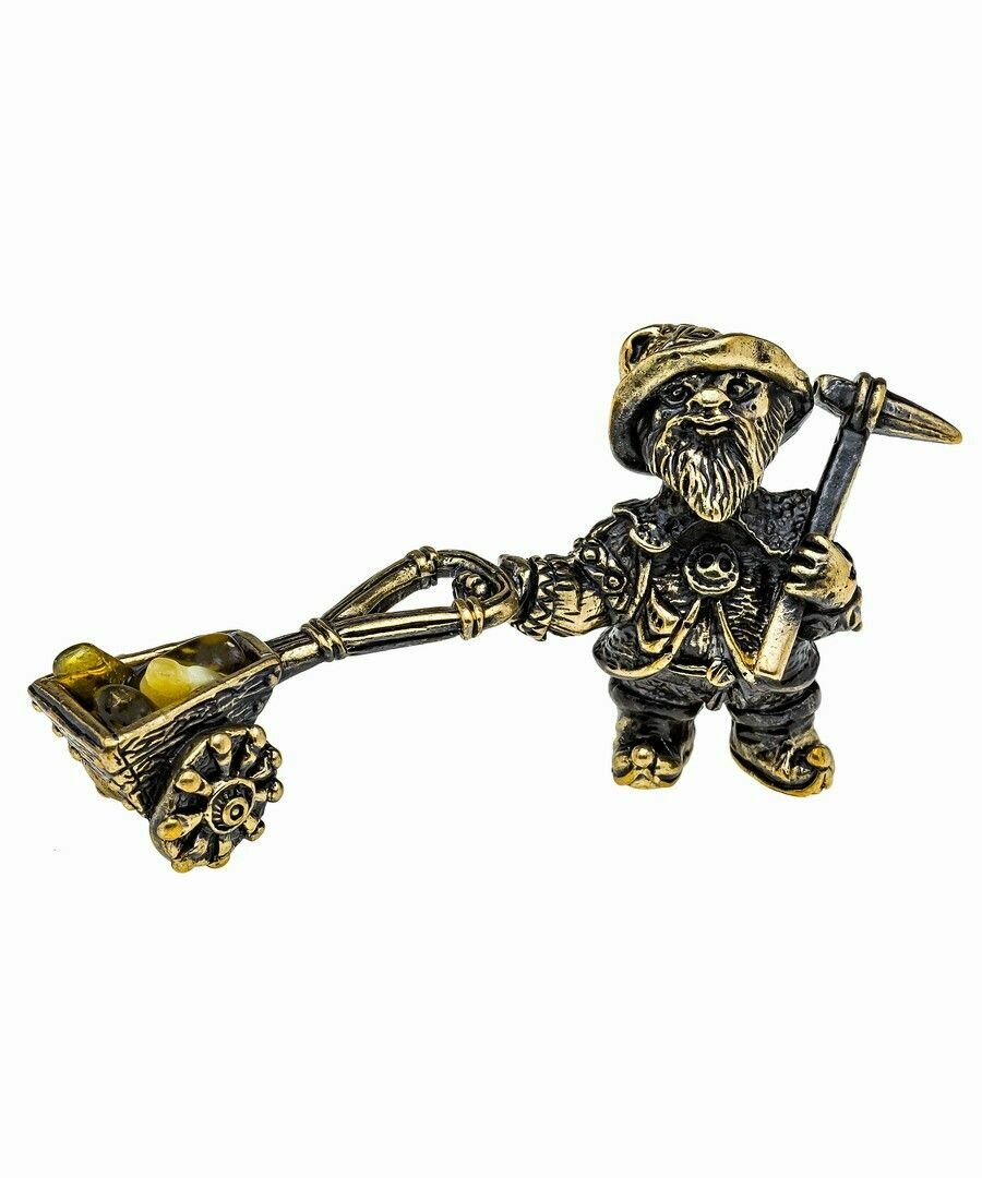 Статуэтка Гном с тележкой 1035.1