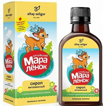 Сироп Витаминный Алтайский мараленок Алтай-Селигор 200 мл.