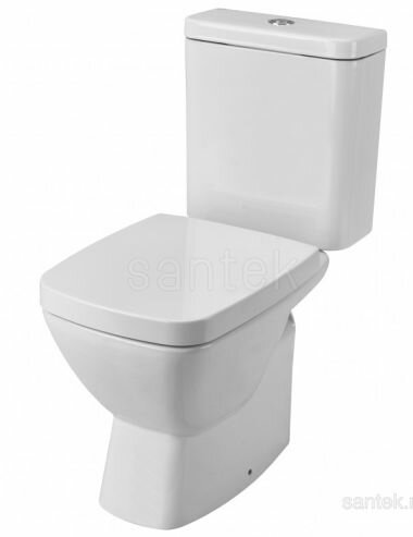 Унитаз компакт Santek НЕО горизонтальный выпуск, сиденье sofclose, clipup