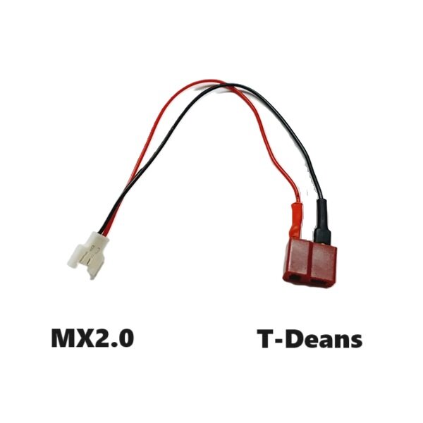 Переходник T-Deans на MCPX MOLEX JST PH 2.0 2P (мама / мама) 118 разъем T-plug красный Т Динс на Walkera YP штекер Syma провод
