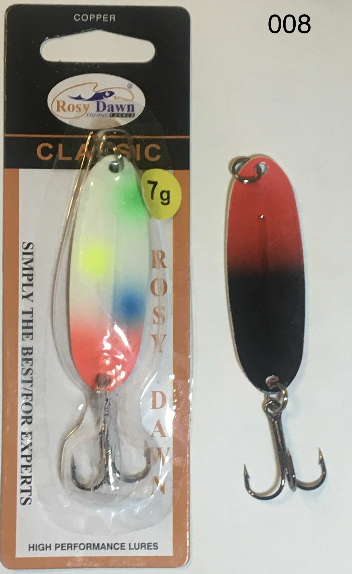 Блесна Rosy Dawn (блесна типа Печенкина) 57мм;7 г; цвет 008