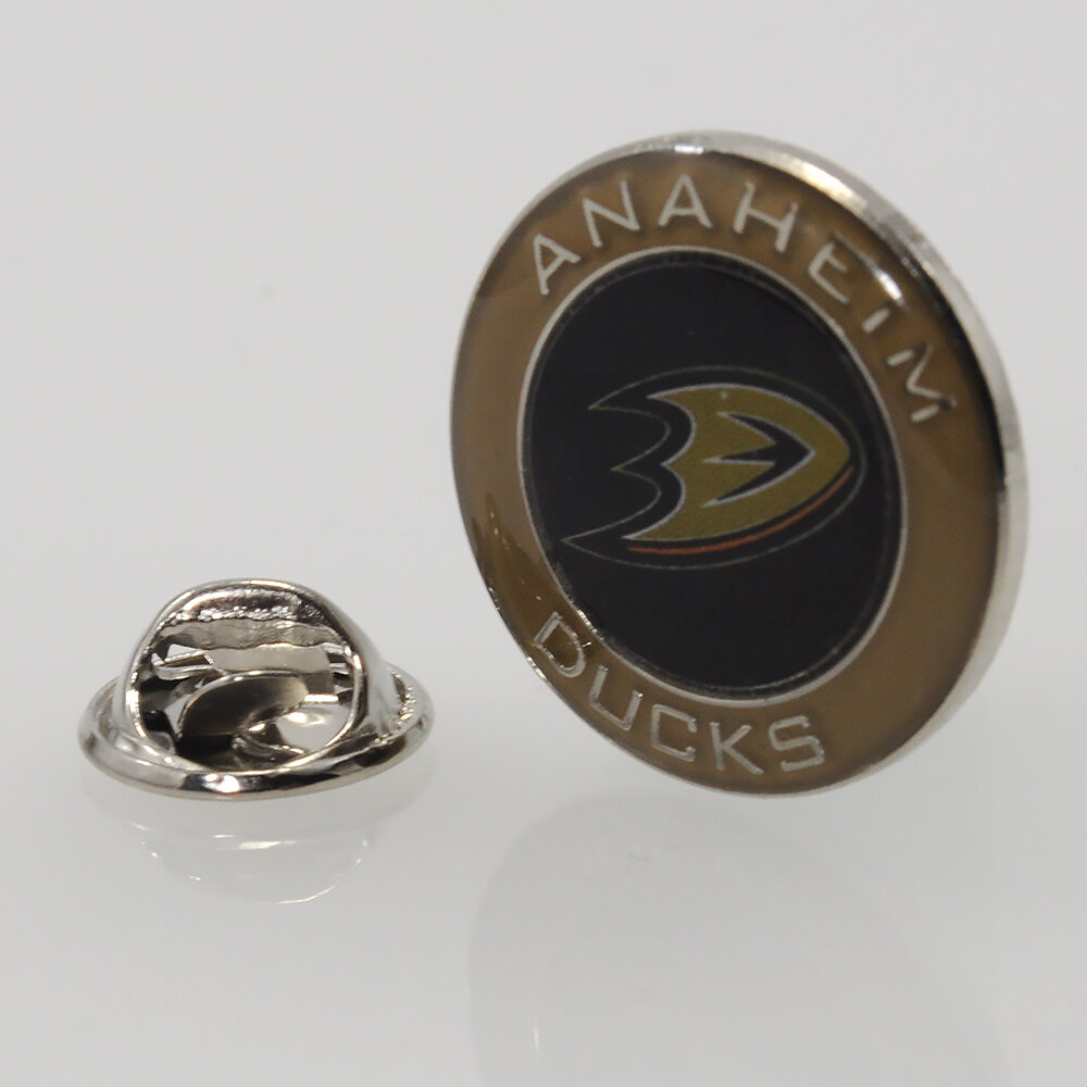 Хоккейный значок Анахайм Дакс Круглый