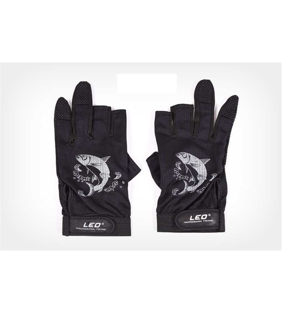 Перчатки без пальцев спортивные для рыбалки