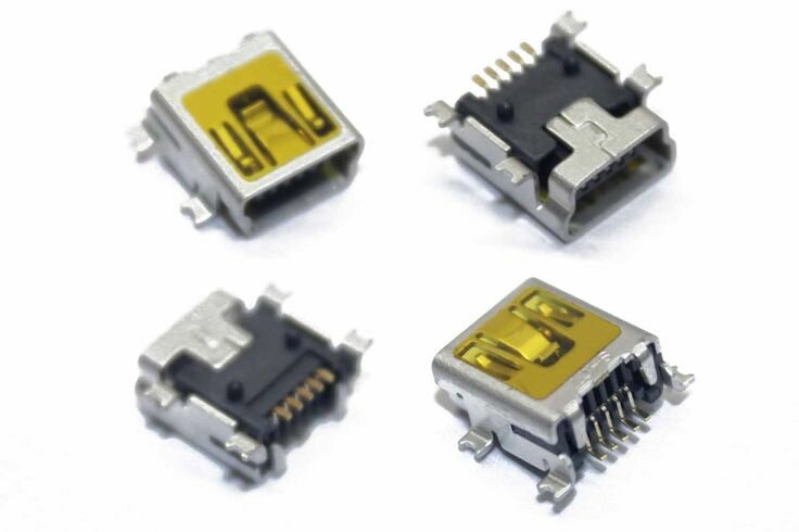 Разъем зарядки Mini USB 5pin тип 2