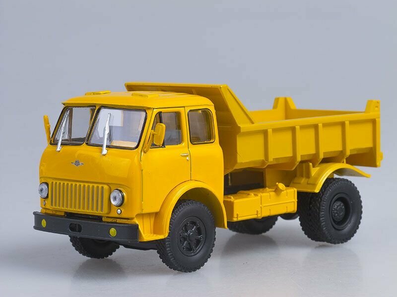 МАЗ-503Б самосвал, (желтый), Масштабная коллекционная модель, масштаб 1:43