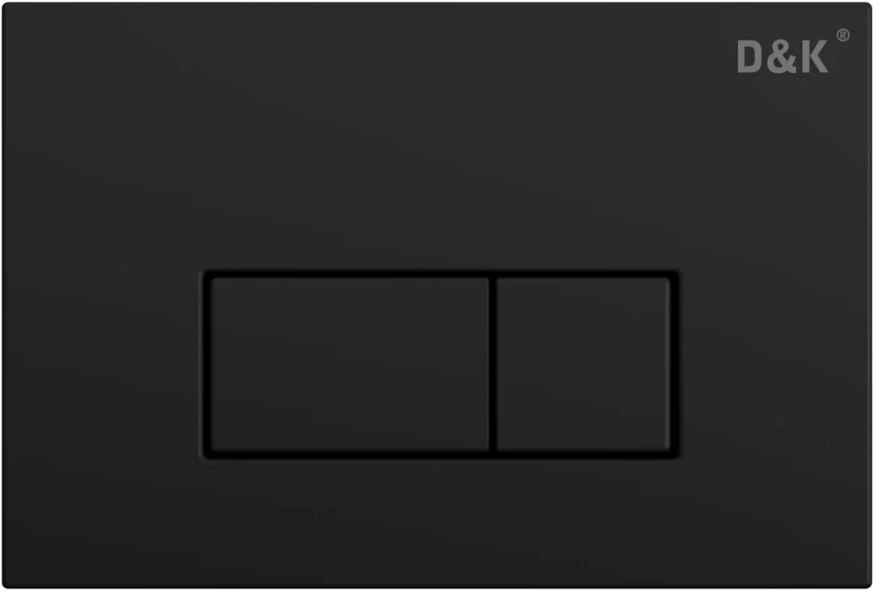 Кнопка смыва D&K Rhein DB1499025 для инсталляции, черный матовый