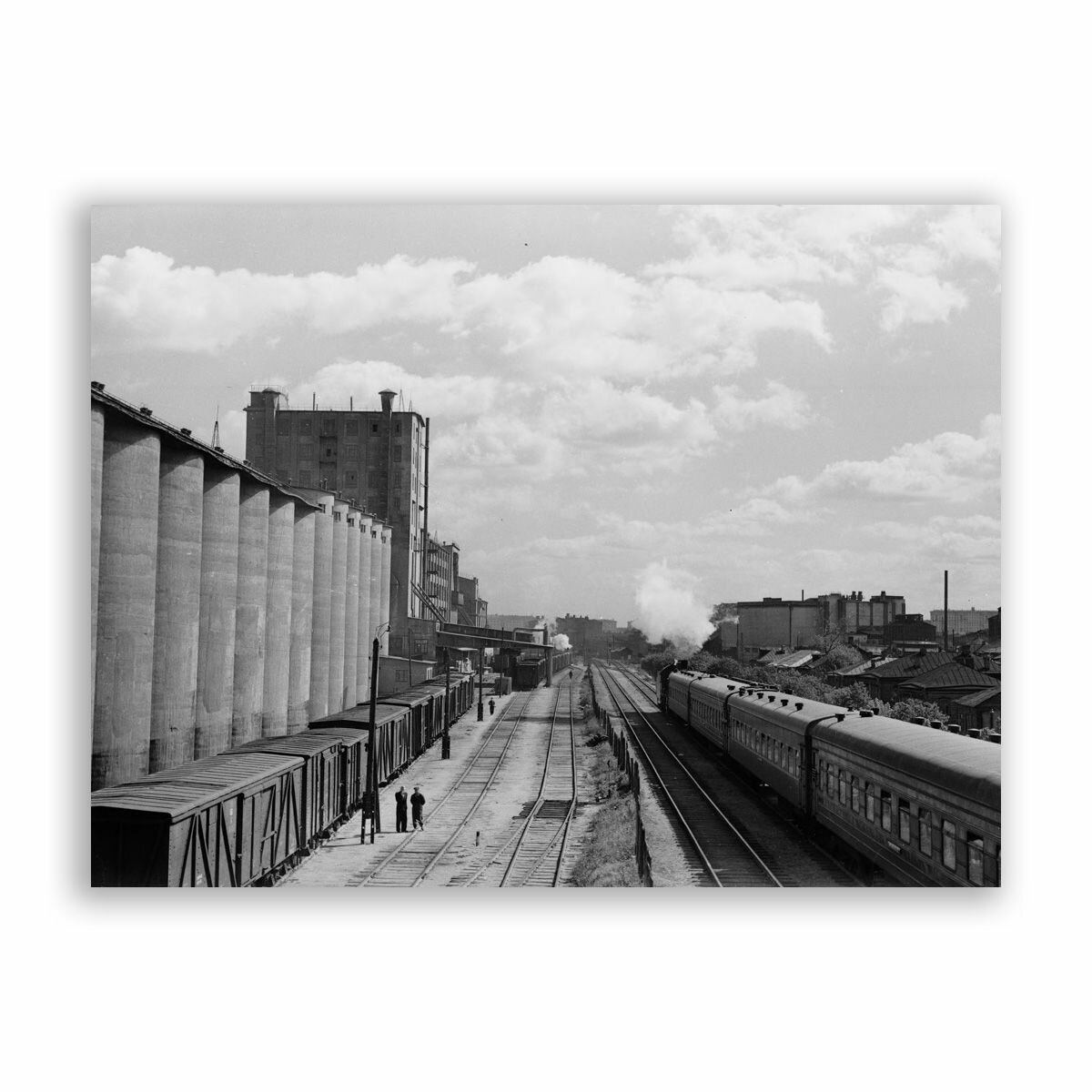 Советский постер, плакат на бумаге / Советские индустриальные / Размер 40 x 53 см