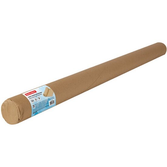 Крафт-бумага Brauberg в рулоне, 720 мм x 10 м, плотность 78 г/м2, Марка А (Коммунар), , 440183