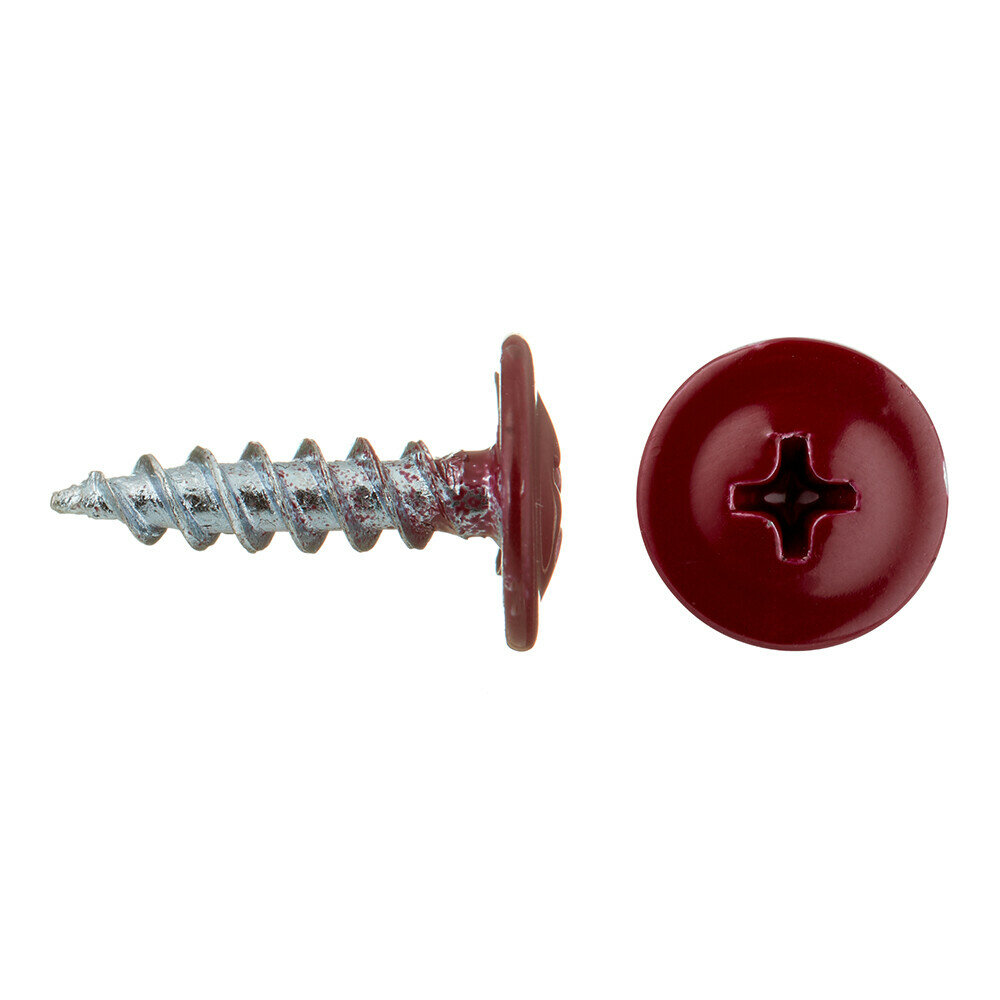 Саморезы клопы 16x4,2 мм Daxmer (20 шт.) красный RAL 3005 Daxmer 426574