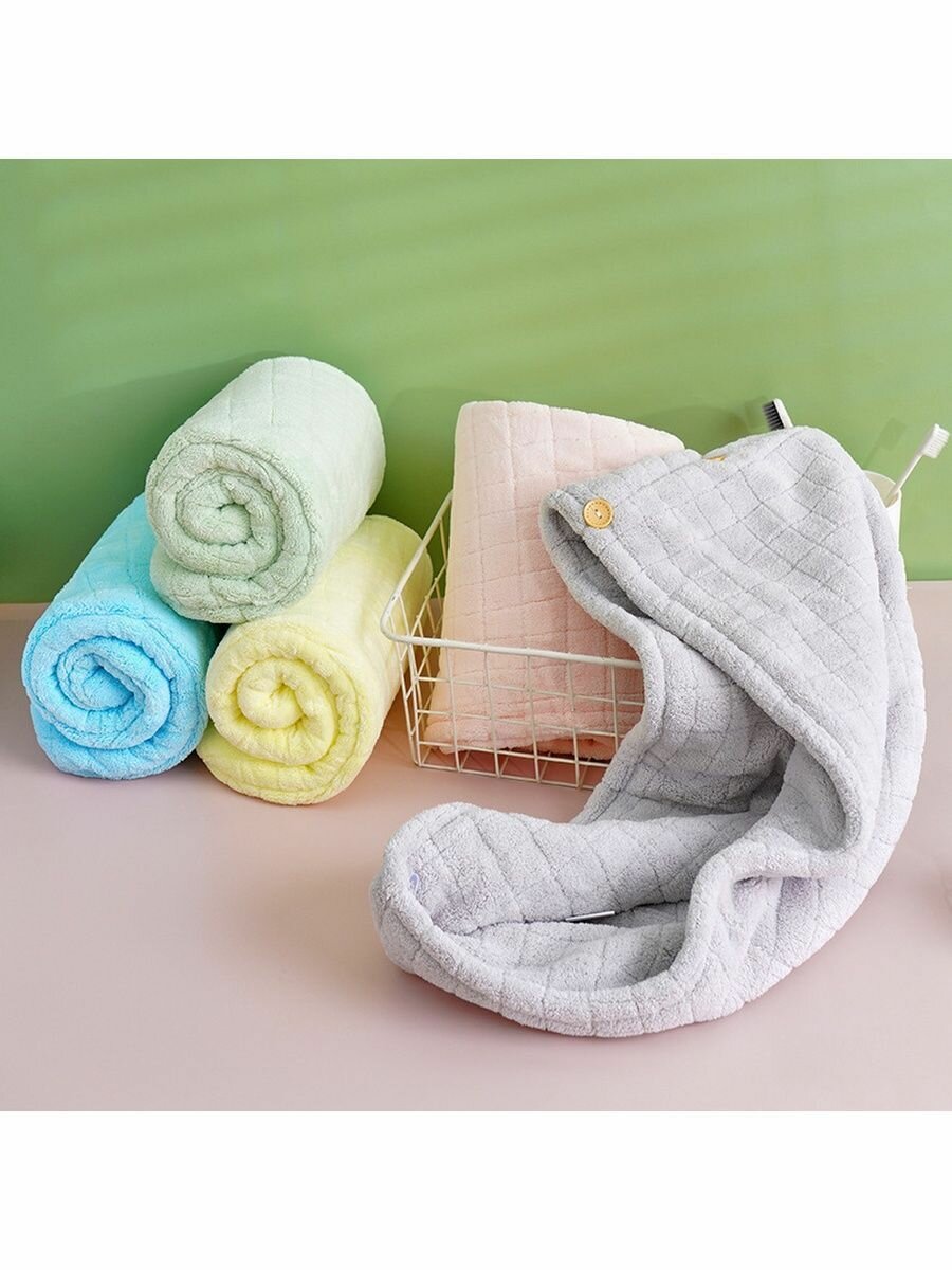 Чалма для сушки волос (двусторонняя)