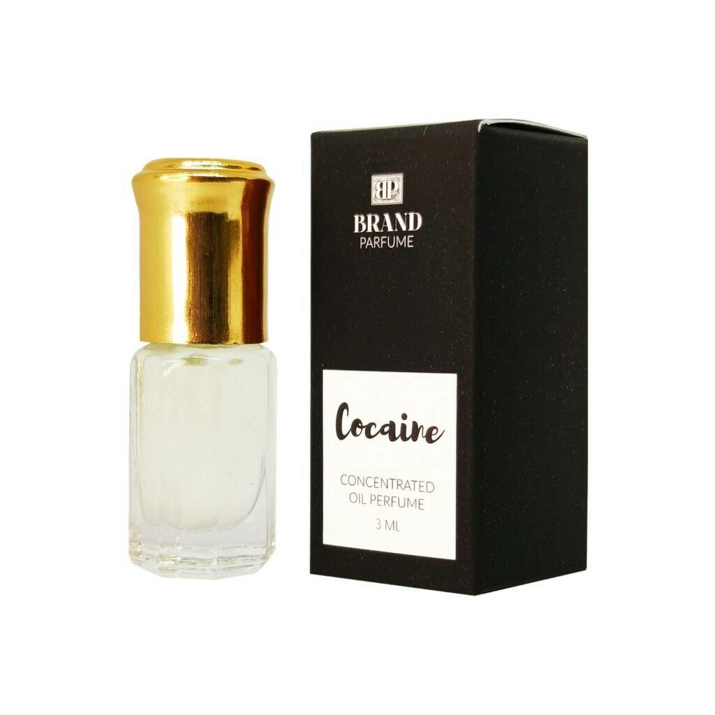 COCAINE Concentrated Oil Perfume, Brand Perfume (Концентрированные масляные духи), ролик, 3 мл.