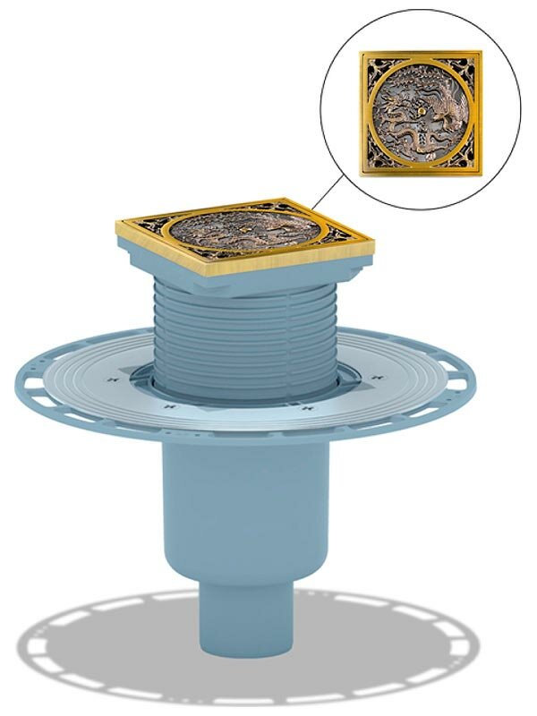 Душевой трап Bronze de Luxe бронза (21986-5902)