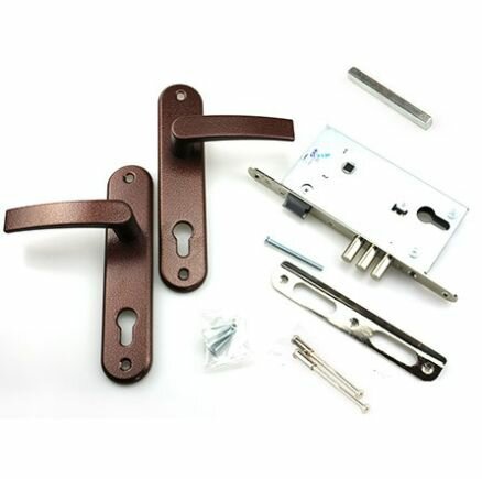 Замок врезной BORDER 78103 ЗВ4-3 (медь) б/цил, с отв. пл