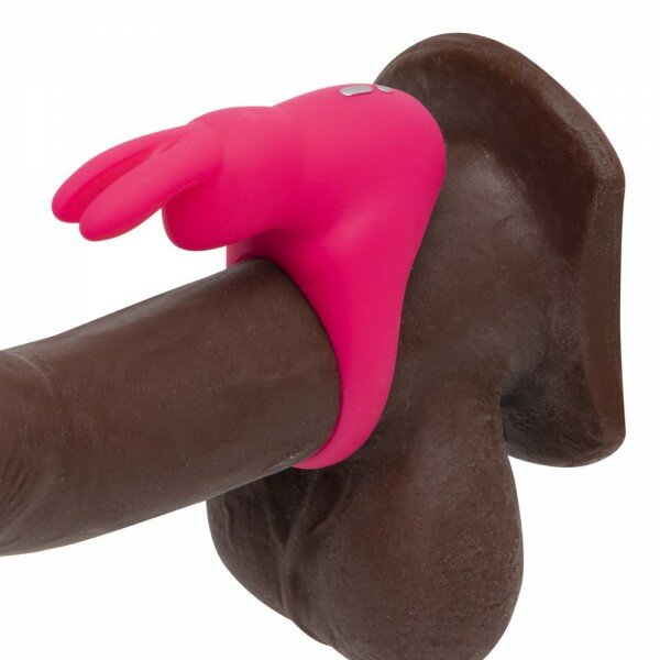 Мощное эрекционное виброкольцо Happy Rabbit Cock Ring Pink