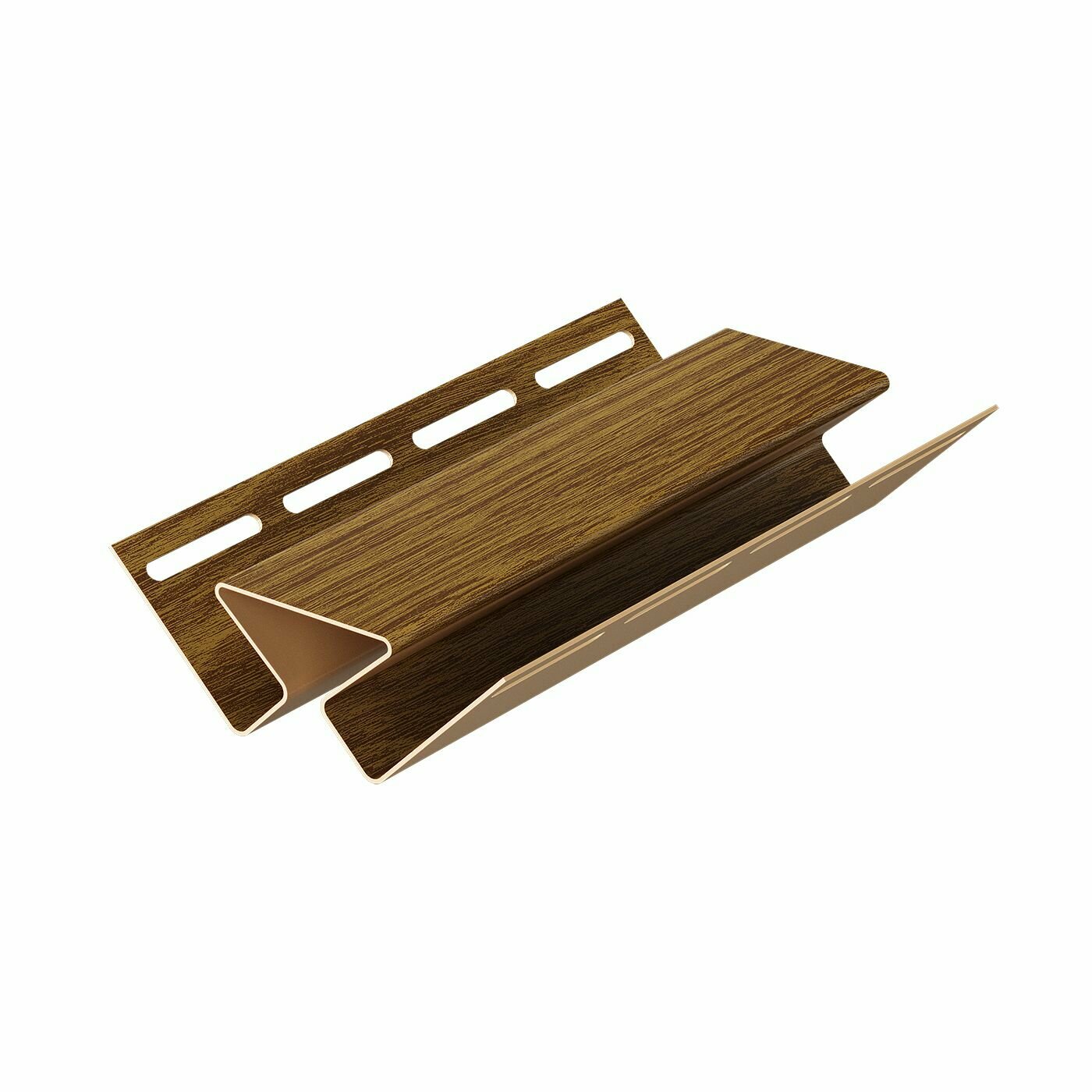 Внутренний угол из ПВХ Docke 16 мм, комплектующие для сайдинга, миндаль