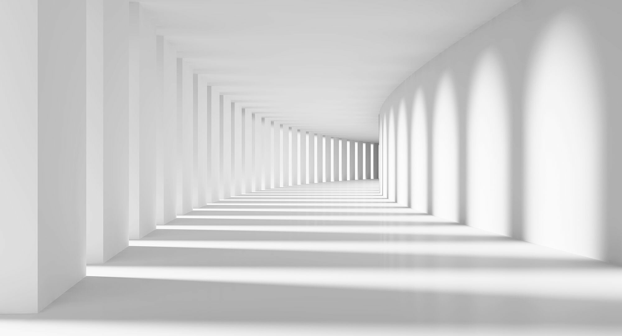 Фотообои Divino D cor/Белый туннель-4/500х270