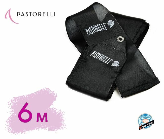 Лента PASTORELLI одноцветная 6м. 00068 Чёрный FIG