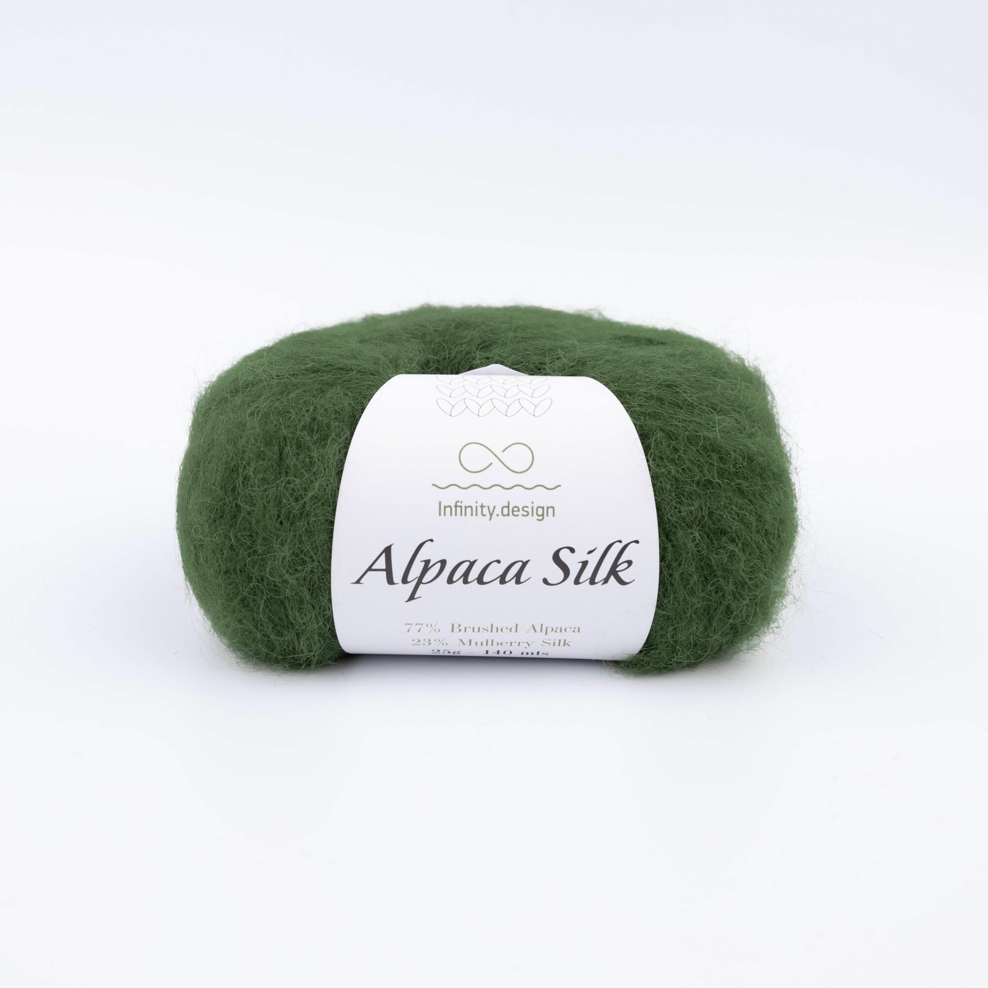 Пряжа INFINITY Alpaca Silk 9573 (1 моток), 77% альпака, 23% шелк, 25г, 140м