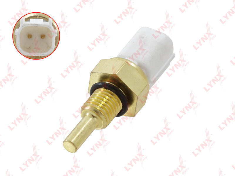Датчик температуры охлаждающей жидкости LYNXauto DM-7057. Для HONDA Хонда Accord(Аккорд) VIII-IX 2.0-3.5 08>/Civic(Цивик)(FN/FK/FD/FC) 1.4-2.0 06>/CR-