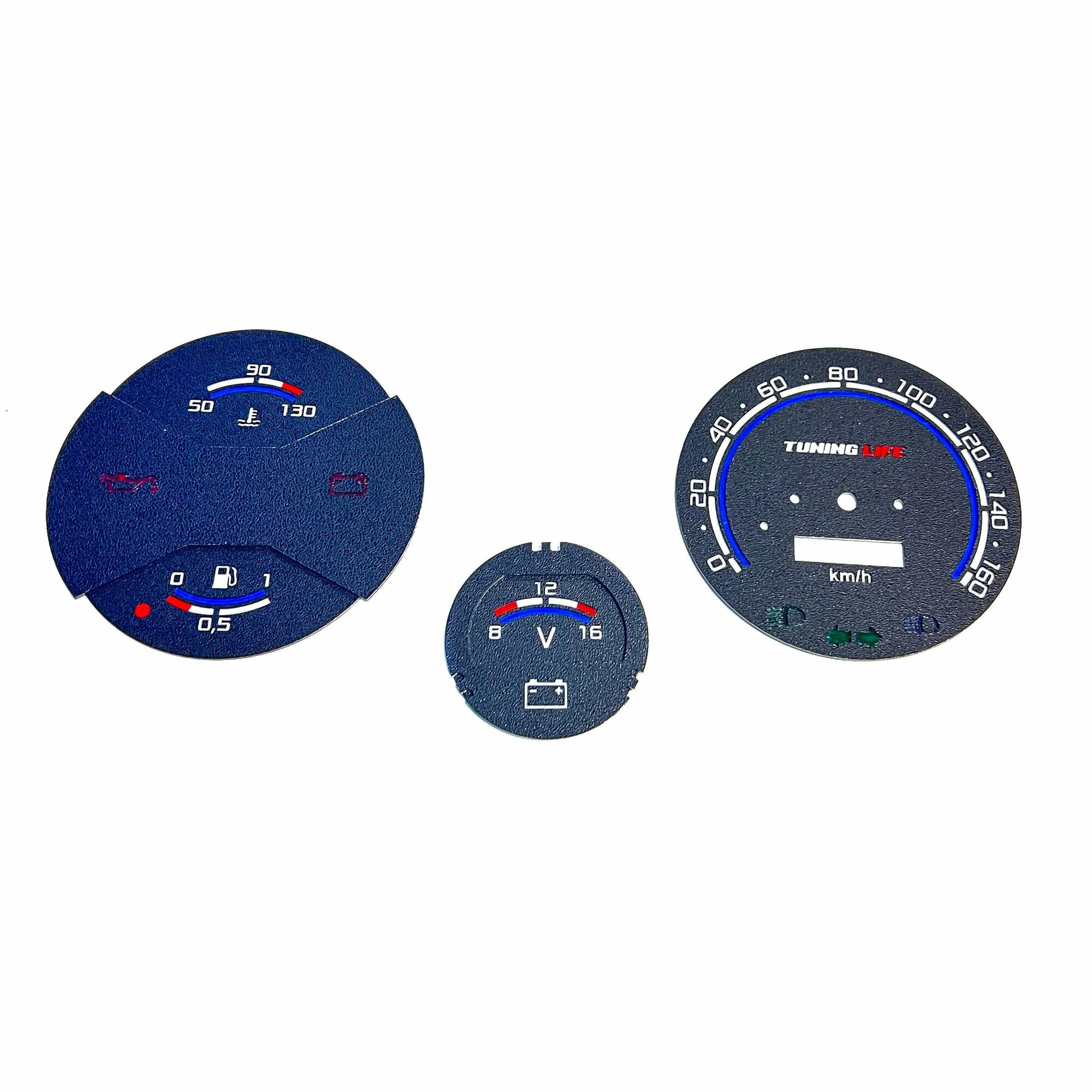 Шкала ВАЗ 2105 под стандартные датчики в стиле Priora