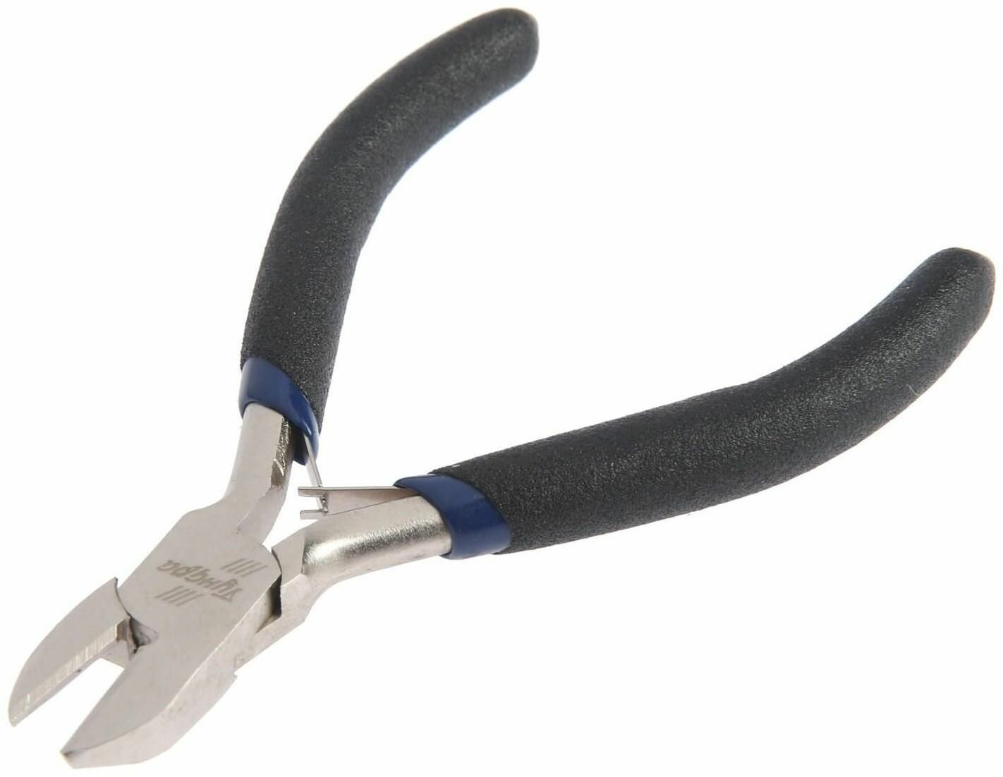 Бокорезы mini, никелированные, обрезиненные рукоятки, 110 мм