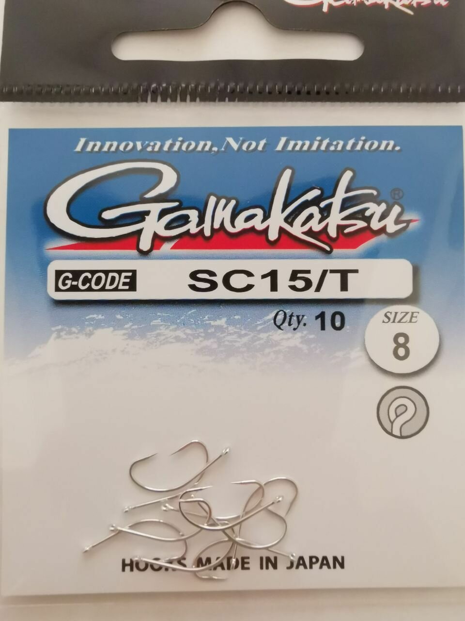 Крючок Gamakatsu SC15/T №8 (10шт)