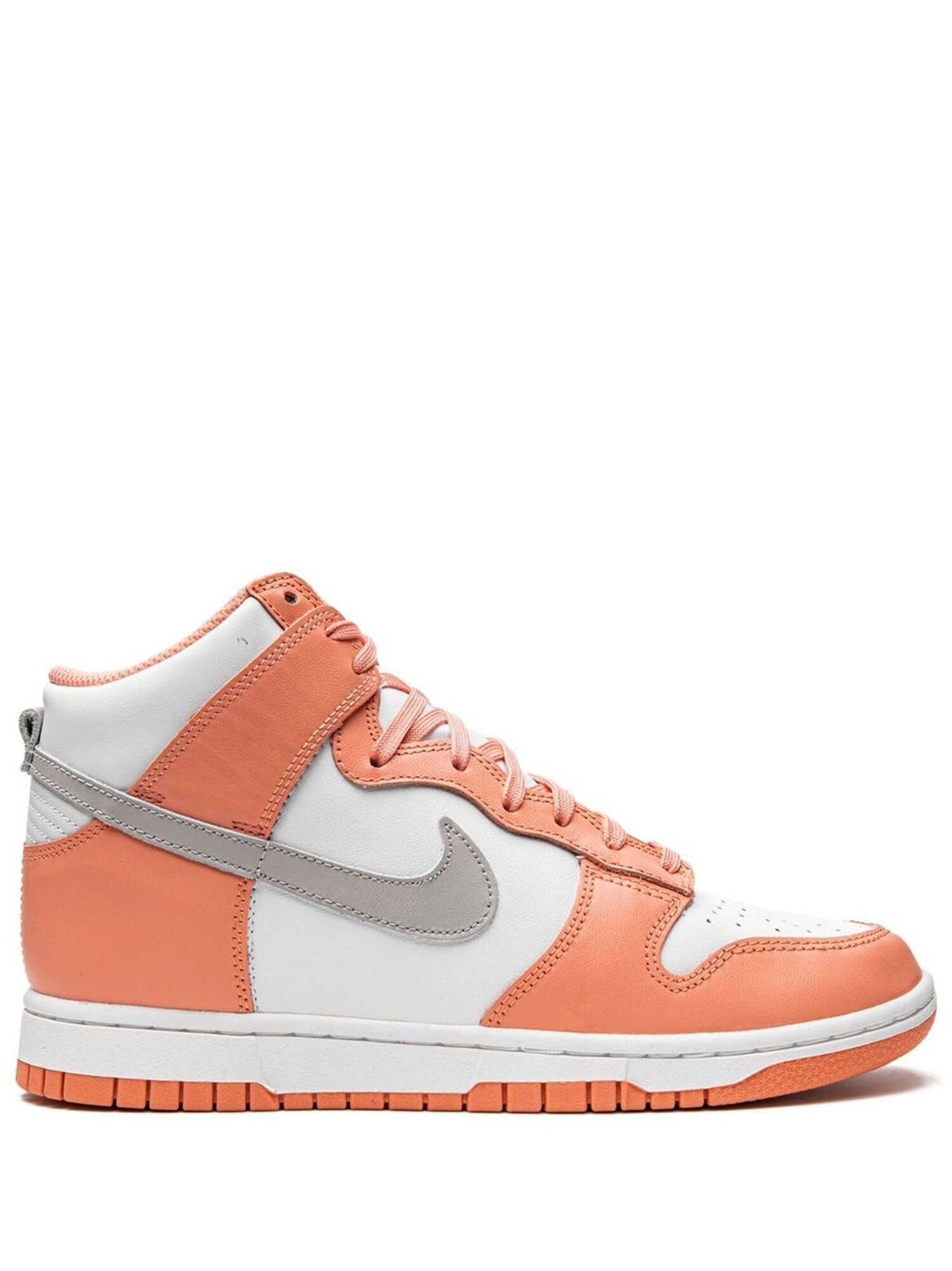 Кроссовки NIKE Dunk High, размер 10.5 US, оранжевый