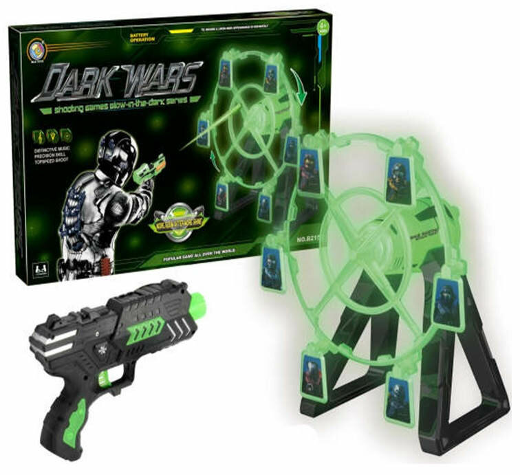 Набор "Тир" SPACE с мишенью на батарейках (звук) в коробке