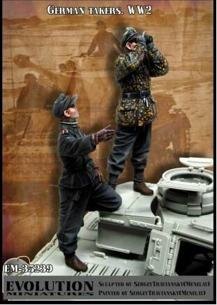 EM-35239 - German tankers. фигура для моделирования Evolution miniatures масштаб 1/35