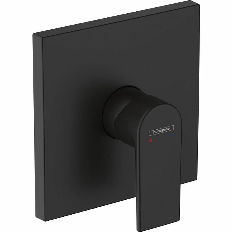 Смеситель для ванны с душем Hansgrohe Vernis Shape 71468670, матовый чёрный