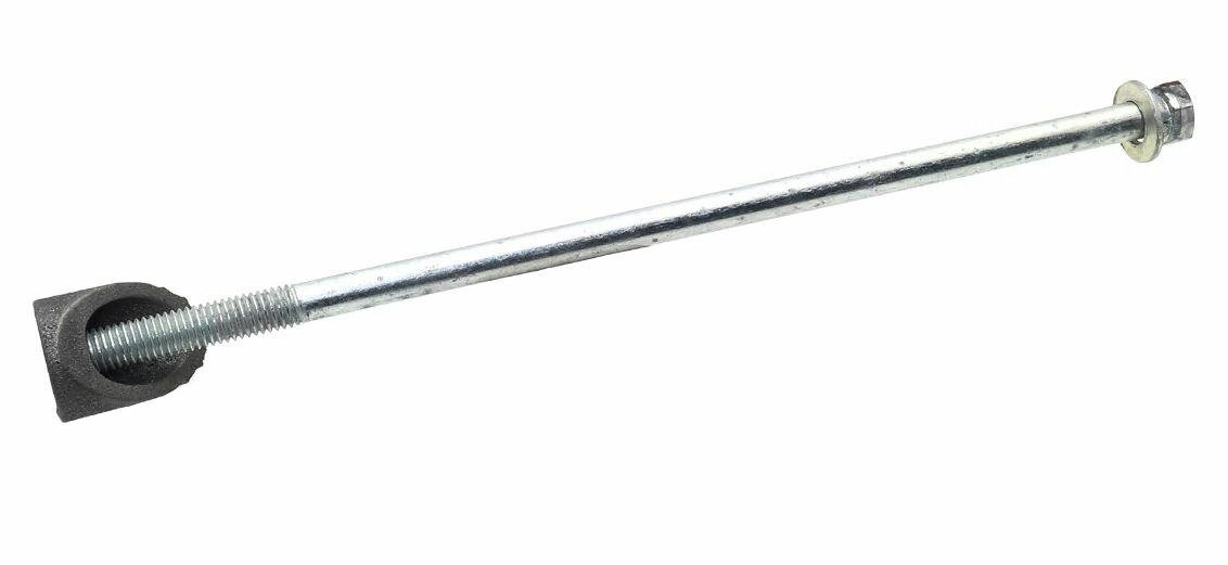 Болт выноса руля 28" Урал (210 мм, с косой гайкой 35град, диаметром гайки 22,2 мм)