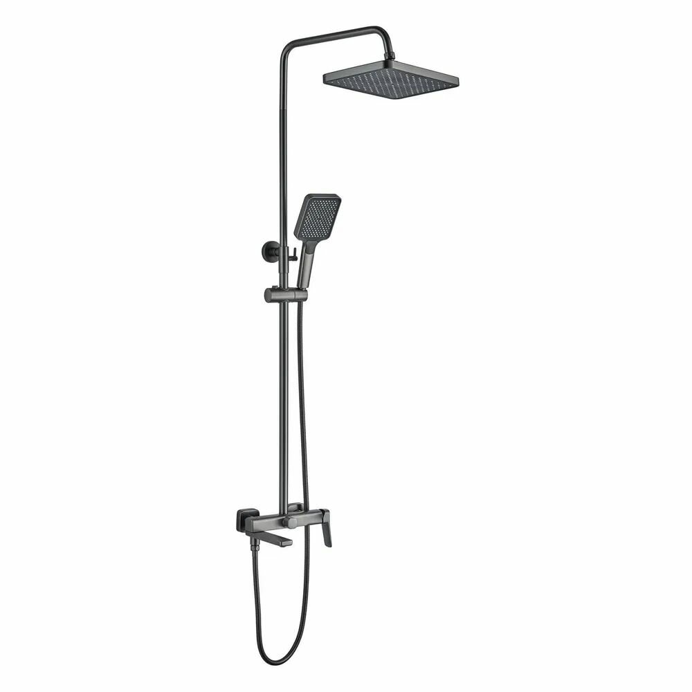 Душевая система Shevanik S9936Т Оружейная сталь