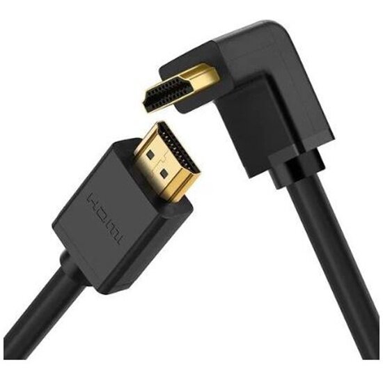 Кабель угловой Ugreen HD103 (10173) HDMI- HDMI , (угол направо), 2м, черный