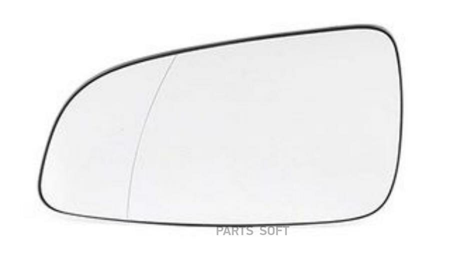 BSG AUTO PARTS BSG 65-910-024 Стекло зеркала левое, с обогревом / OPEL Astra H