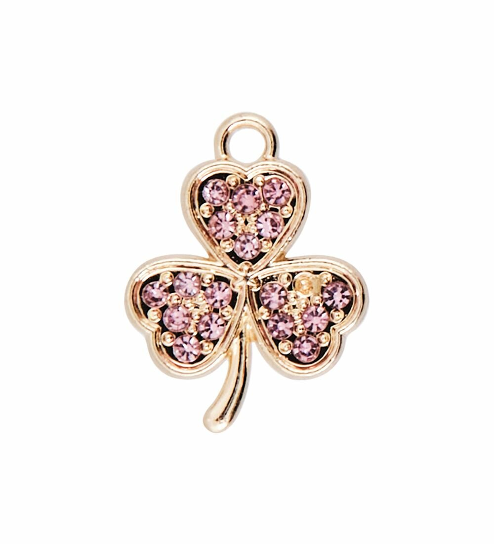 Оберег "Клевер удачи" (латунь)