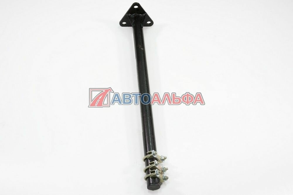 Кронштейн полукрылка с треугольной пластиной КАМАЗ в сборе с хомутами